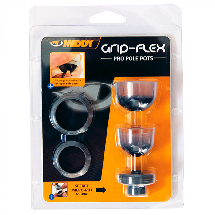 MIDDYGRIP FLEX PRO POLE POTS - Worcester Angling Centre
