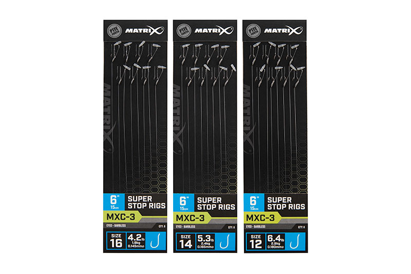 MATRIX MXC-3 SUPER STOP RIGS 15CM/6INS, ALL SIZES - Worcester Angling ...