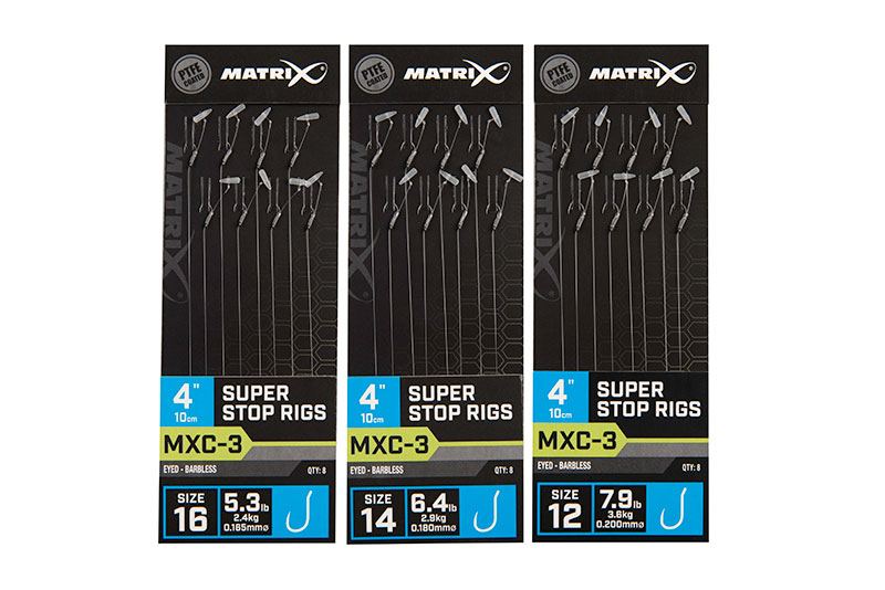 MATRIX MXC-3 SUPER STOP RIGS 10CM/4INS , ALL SIZES - Worcester Angling ...