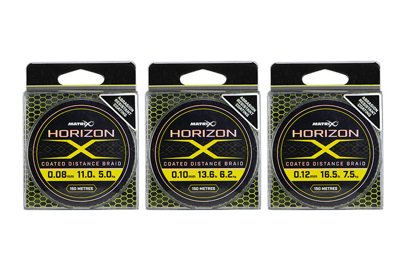MATRIX HORIZON X COATED BRAID, ALL SIZES - Worcester Angling Centre