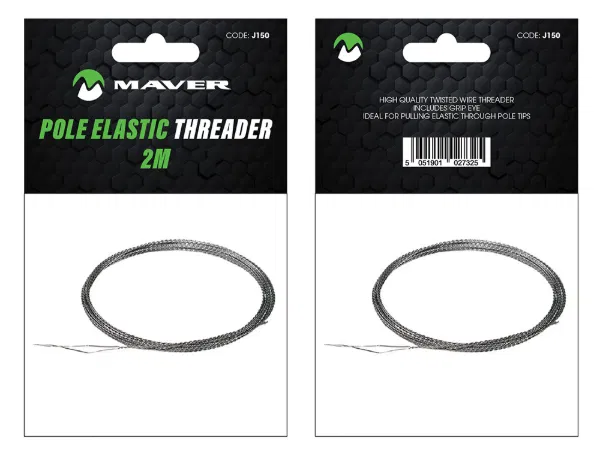 POLE ELASTIC THREADER 2M - Worcester Angling Centre